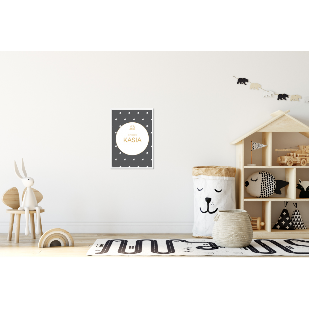 Personalized name poster - Stars - MAYLILY